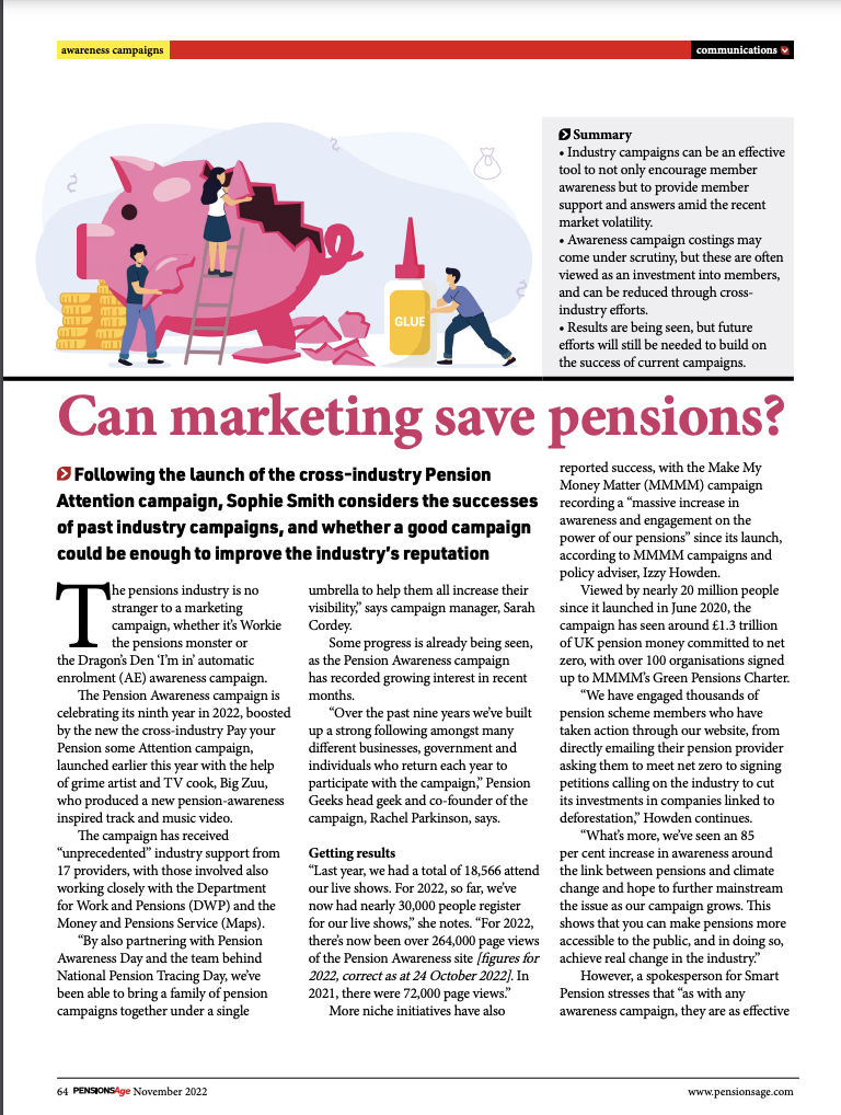 Pensions Age Magazine - DC and DB corporate pensions news and more